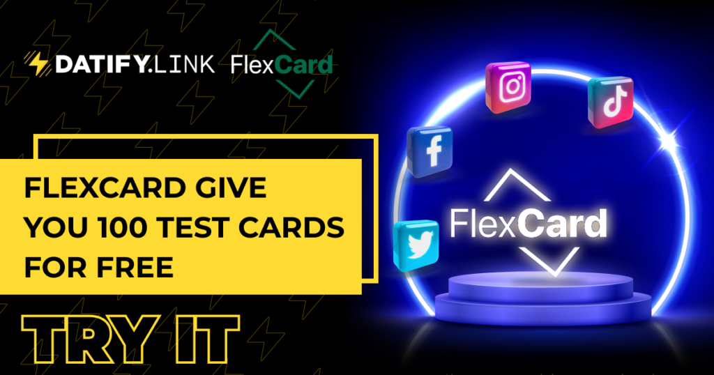 FLEXCARD give 100 test cards for FREE ⚡ - Datify.Link
