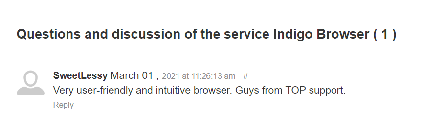 Indigo Browser - Datify.Link