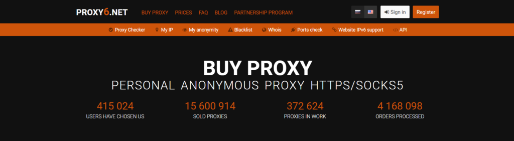 Proxy6.net – это сервис, предоставляющий анонимные IP-адреса IPv4 ли IPv6. Данная платформа ...